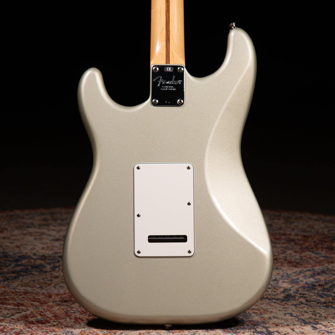 1998 Fender American Standard Stratocaster Electric Guitar, Inca Silve