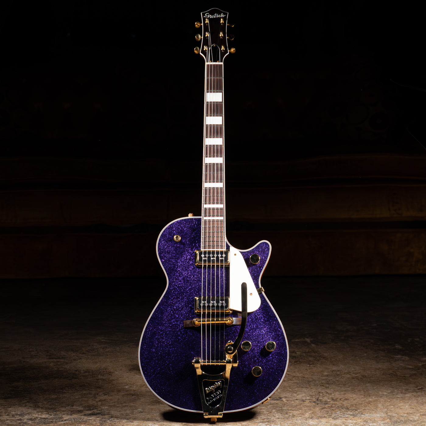 2021 Gretsch G6129T Vintage Select Duo Jet Electric Guitar, Purple Spa