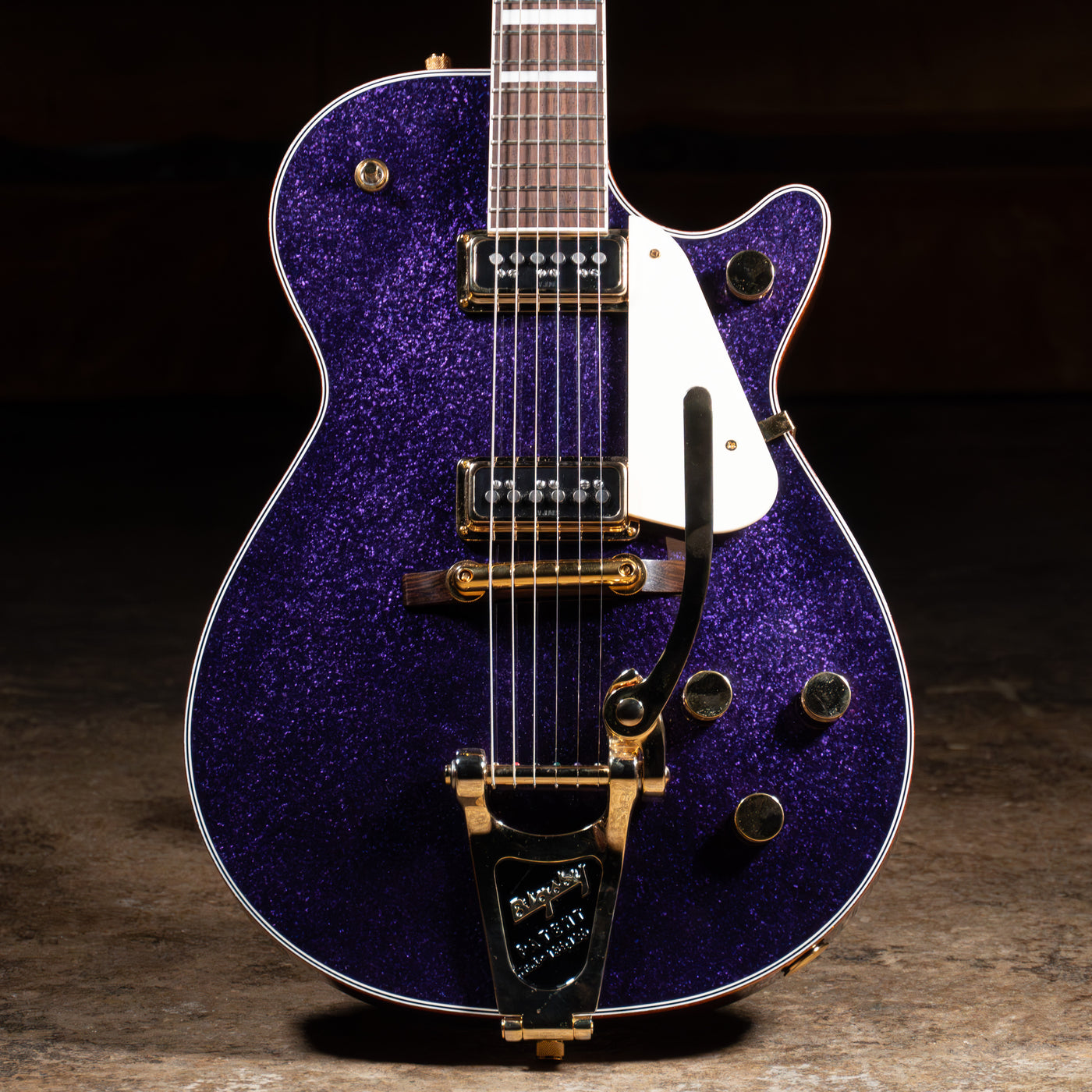 2021 Gretsch G6129T Vintage Select Duo Jet Electric Guitar, Purple Spa