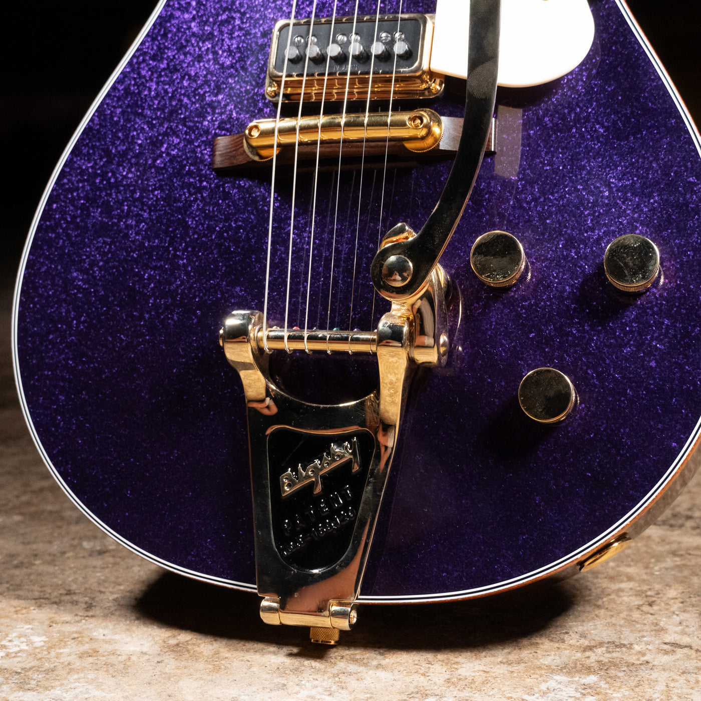 2021 Gretsch G6129T Vintage Select Duo Jet Electric Guitar, Purple Spa