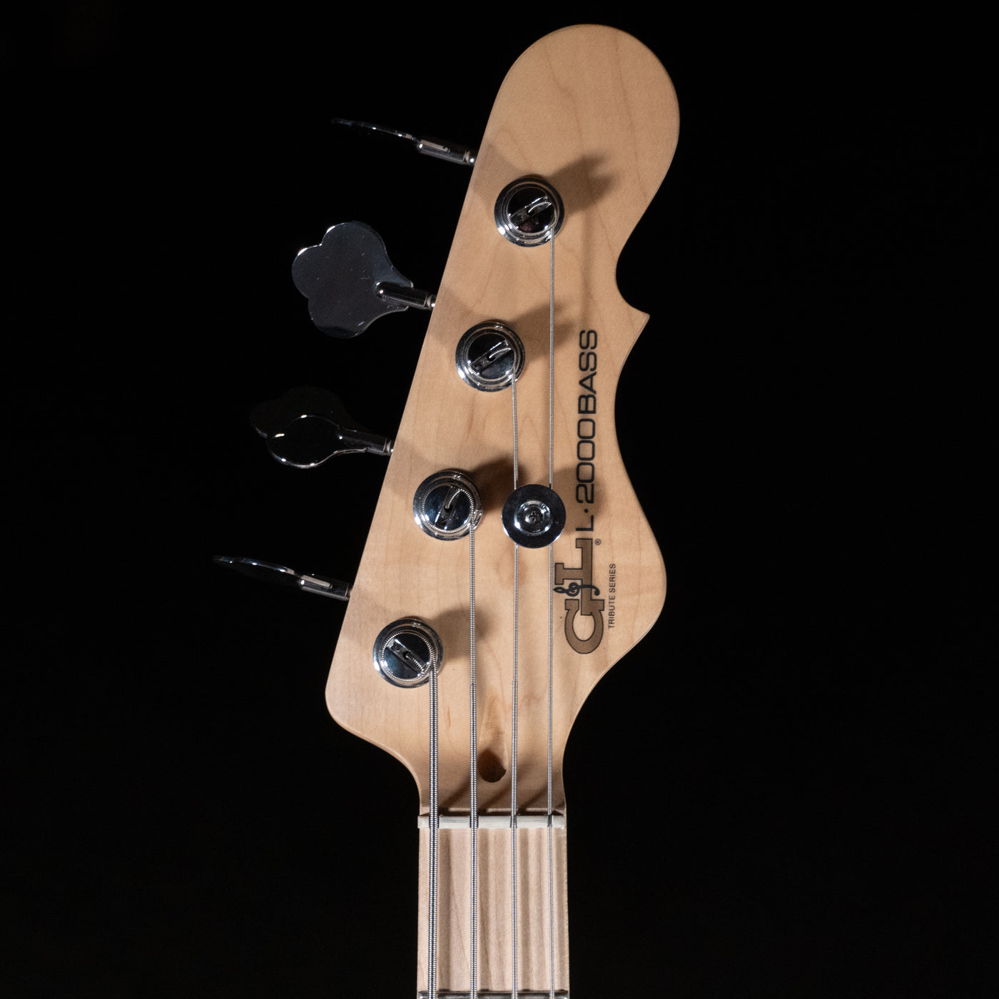 G&L L2000 Tribute 4-String Electric Bass Guitar, Clear Orange w/HSC