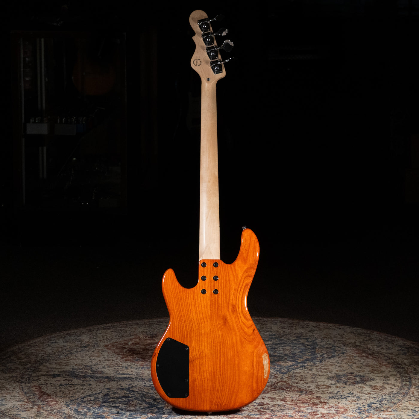 G&L L2000 Tribute 4-String Electric Bass Guitar, Clear Orange w/HSC