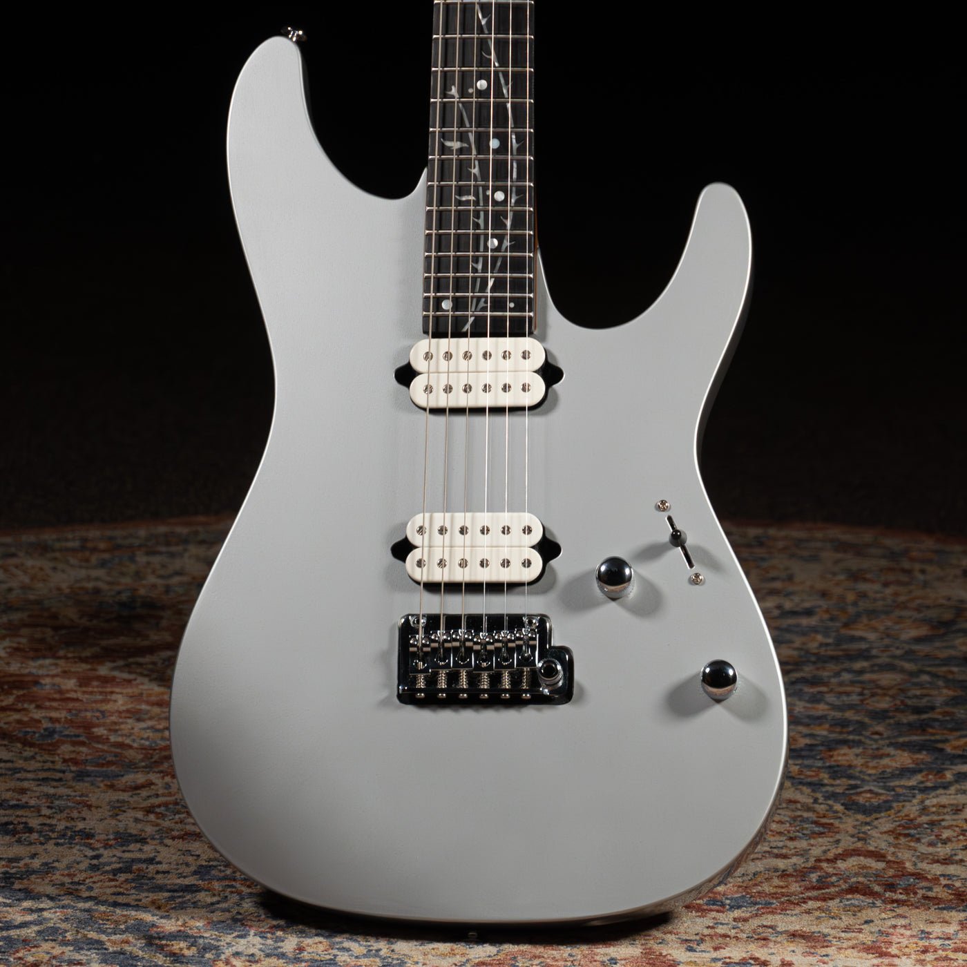 Ibanez TOD10 Tim Henson Signature Electric Guitar, Classic Silver w/GB