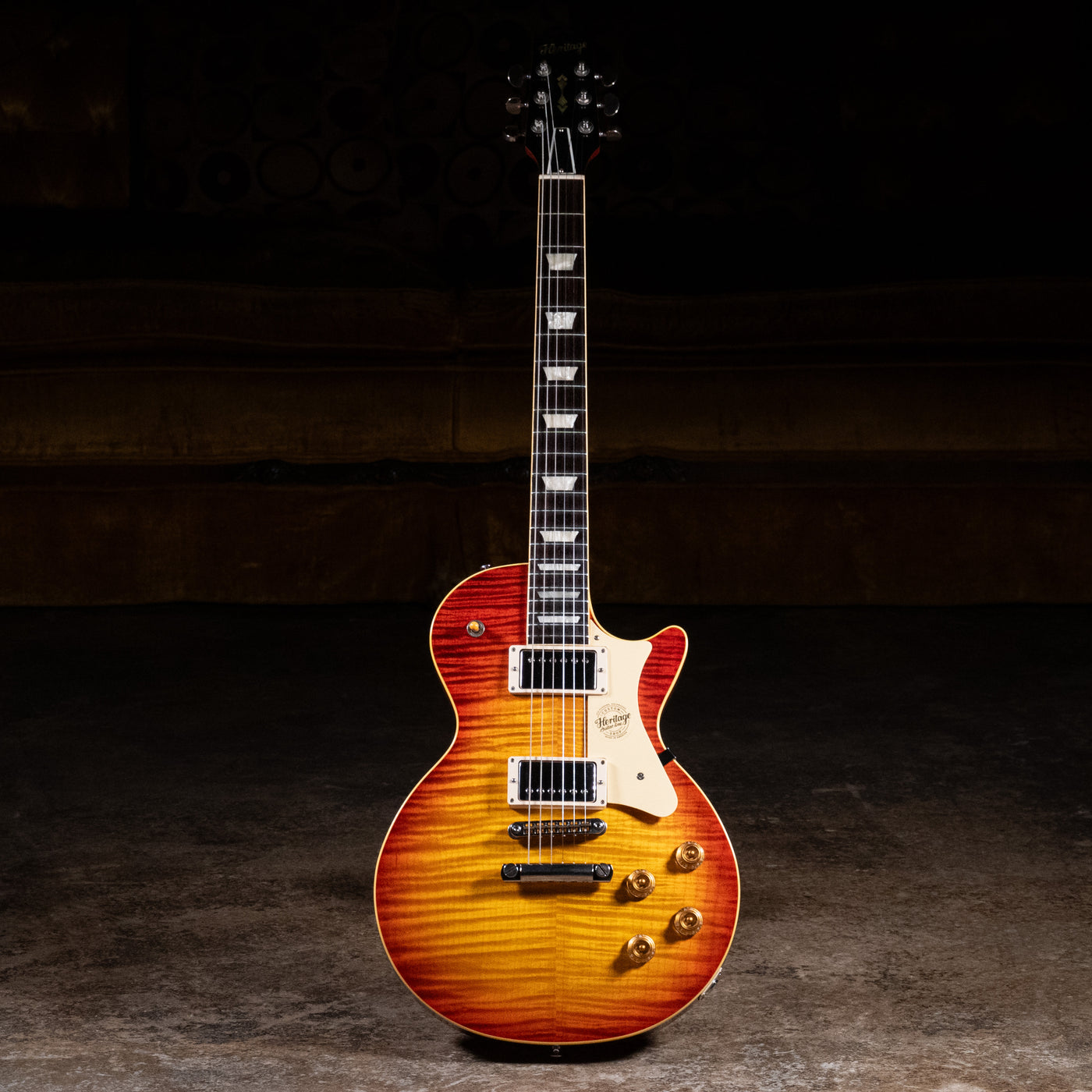 2022 Heritage H-150 Custom Core Electric Guitar, Dark Cherry Burst w/O