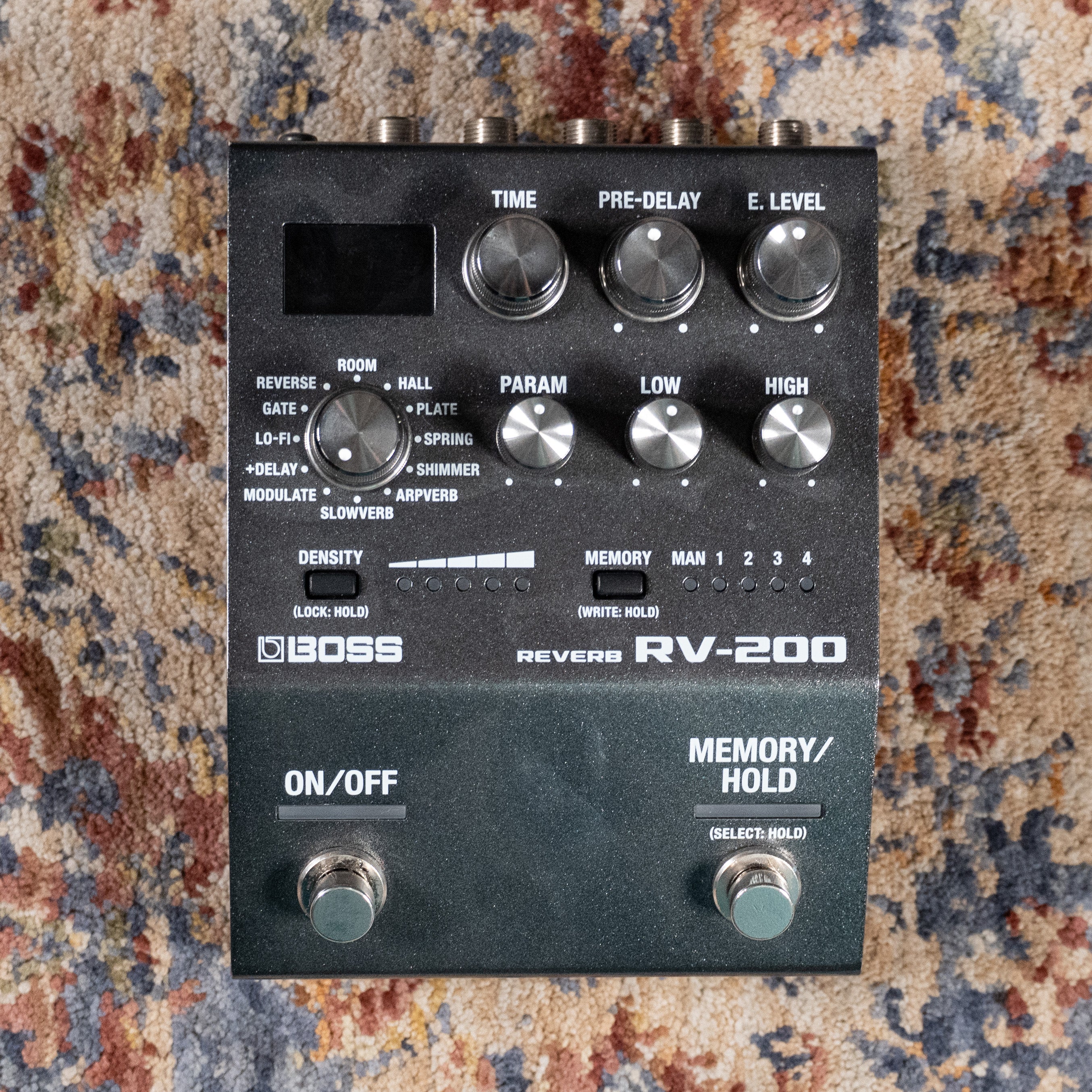 Boss RV-200 Reverb Effect Pedal w/Box - Used