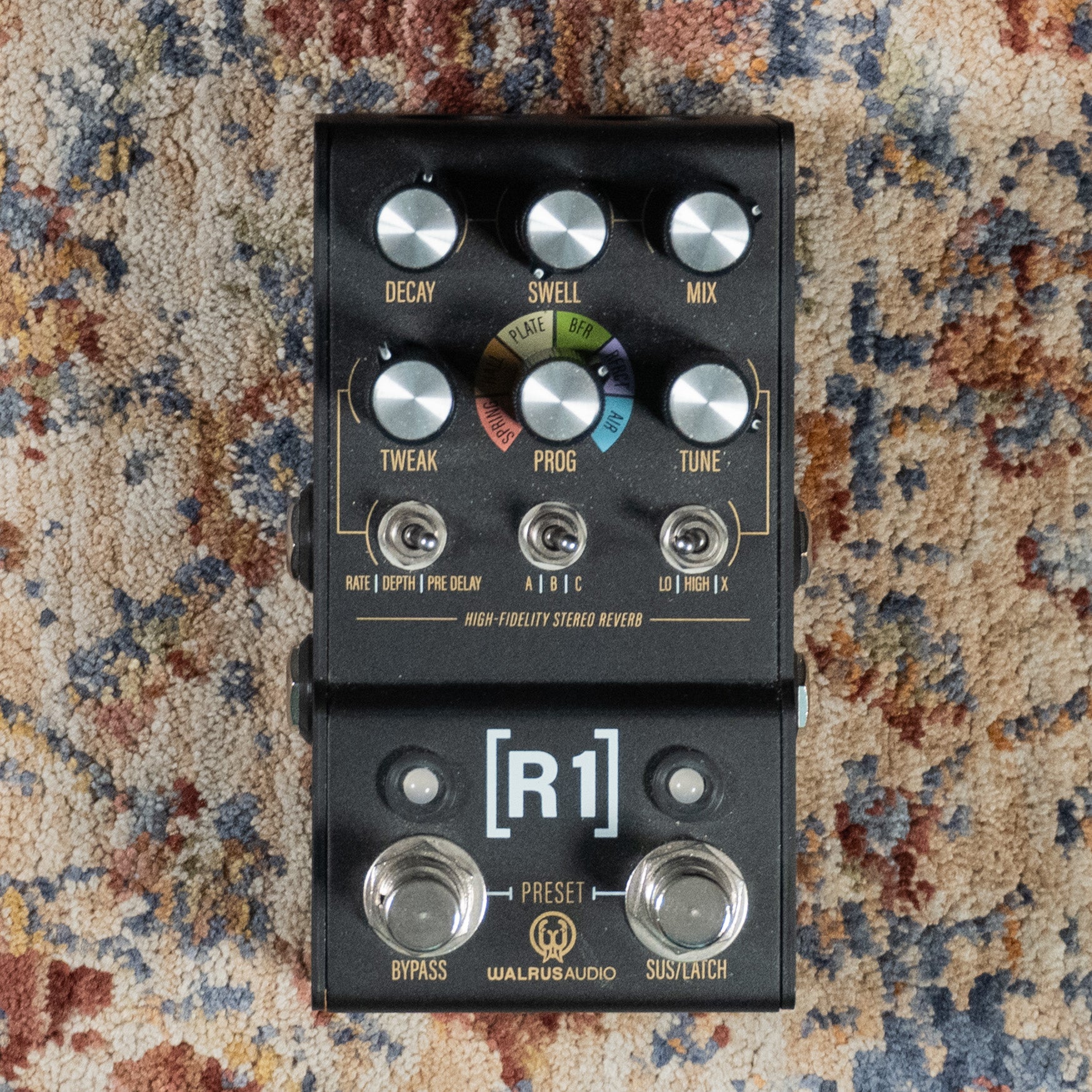 Walrus Audio R1 High-Fidelity Stereo Reverb Effect Pedal W/Box - Used