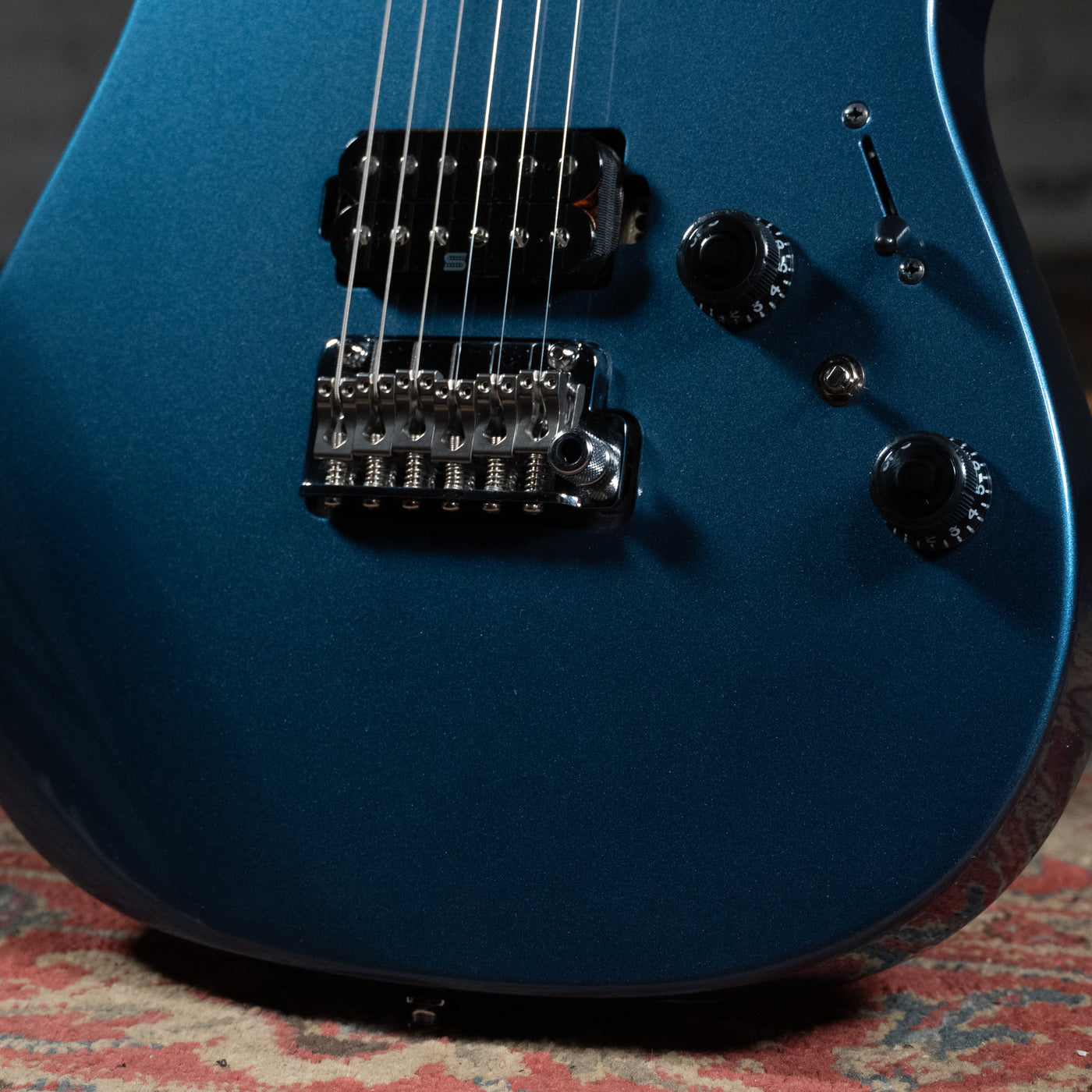 Ibanez AZ2402 Prestige Electric Guitar, Prussian Blue Metallic w/Case