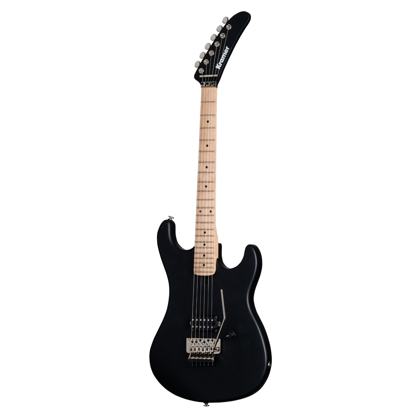 Kramer The 84 Electric Guitar, Intruder Black Satin w/Premium Gig Bag