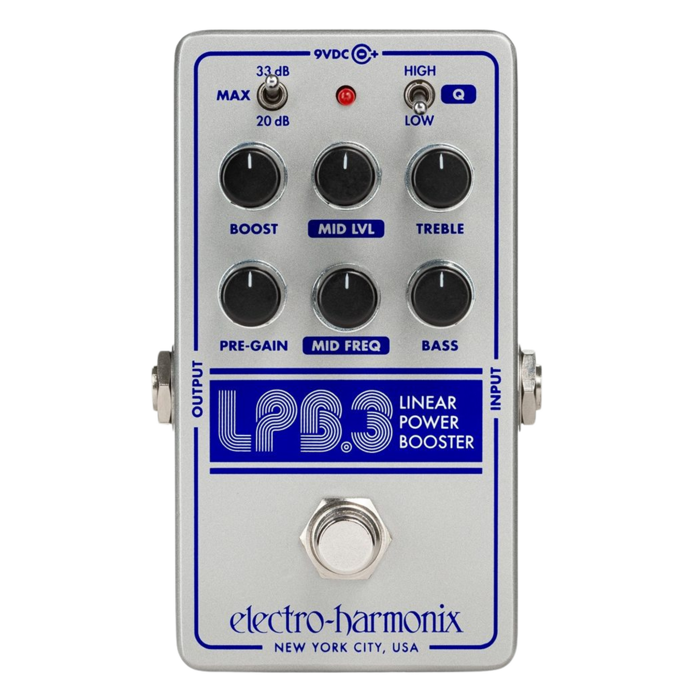 Electro Harmonix LPB-3 Linear Power Booster and EQ Effect Pedal