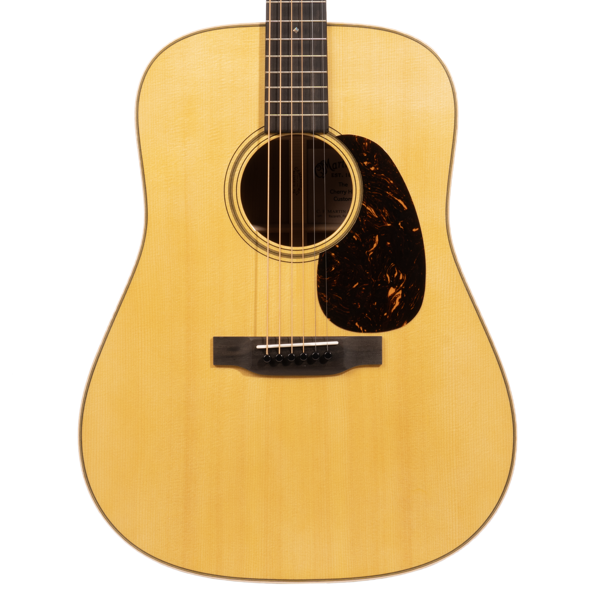 Martin Custom Shop Cherry Hill D 14-Fret Dreadnought, Spruce Top, Cher