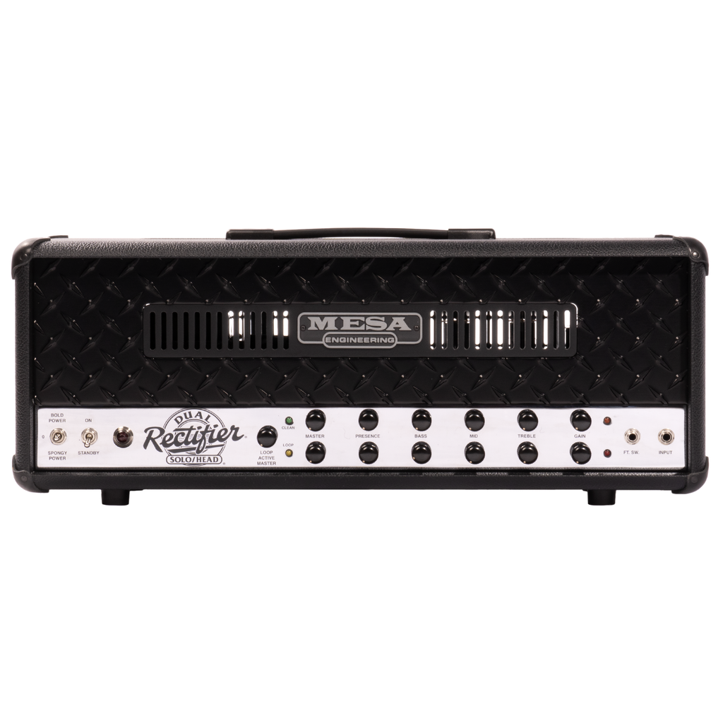 Mesa Boogie 90s Dual Rectifier 2-Channel Guitar Amplifier Head, Black