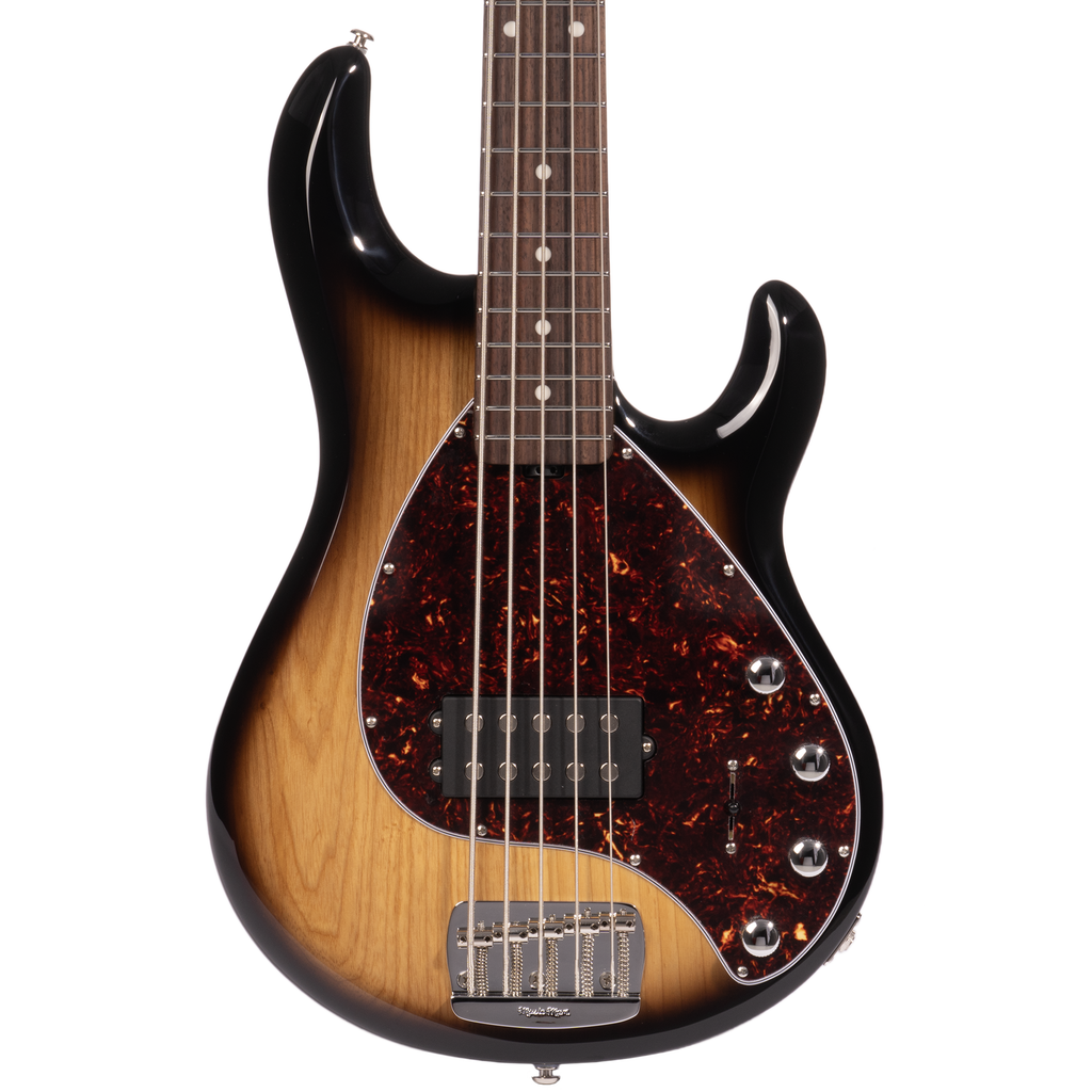 Music Man StingRay Special 5 Electric Bass Guitar, Burnt Ends w/ Mono