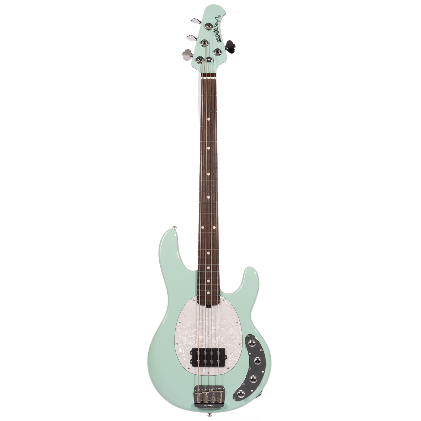 Music Man StingRay Special Electric Bass Guitar, Laguna Green, Matchin