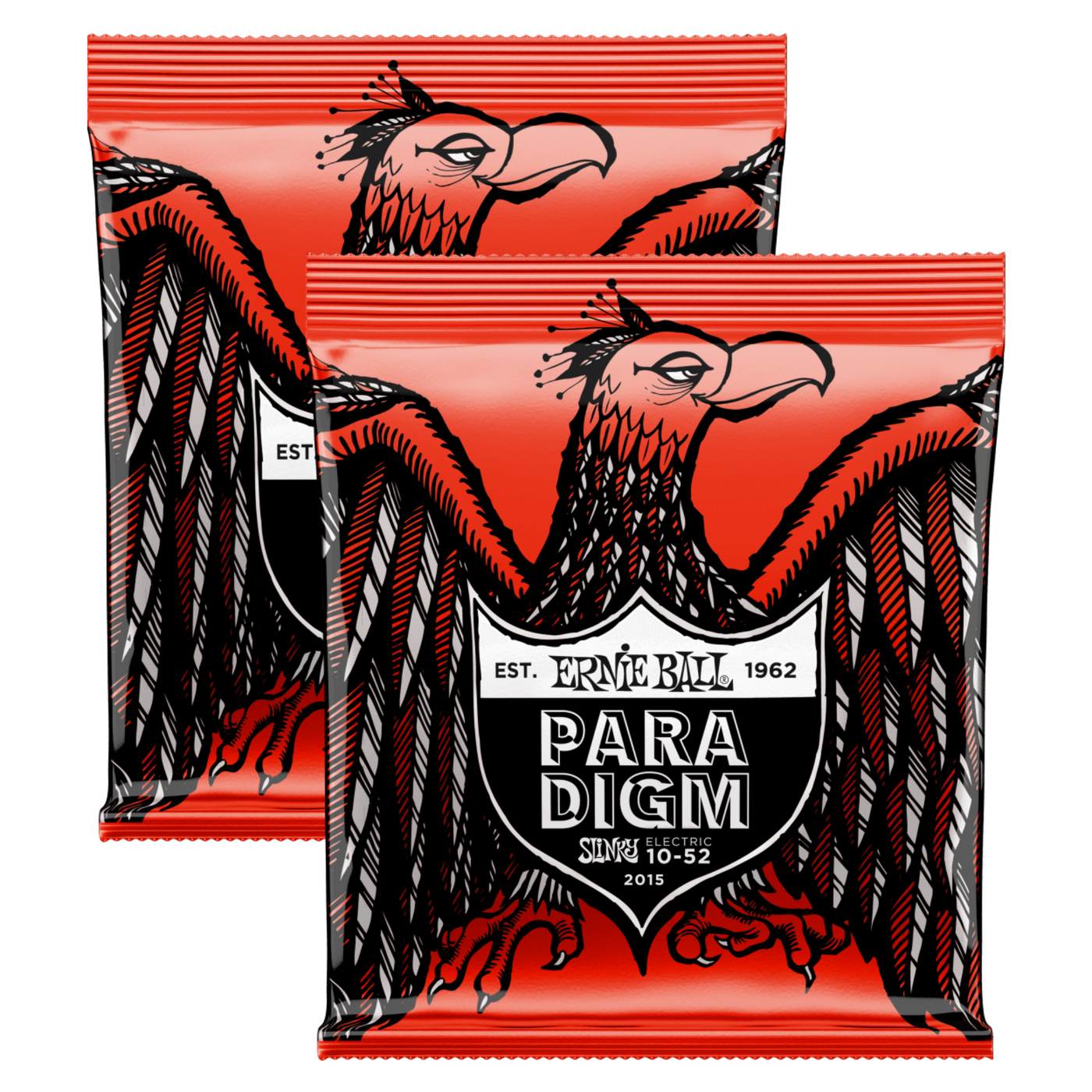 Ernie Ball 2-Pack 10-52 Paradigm Skinny Top Heavy Bottom Slinky Electr
