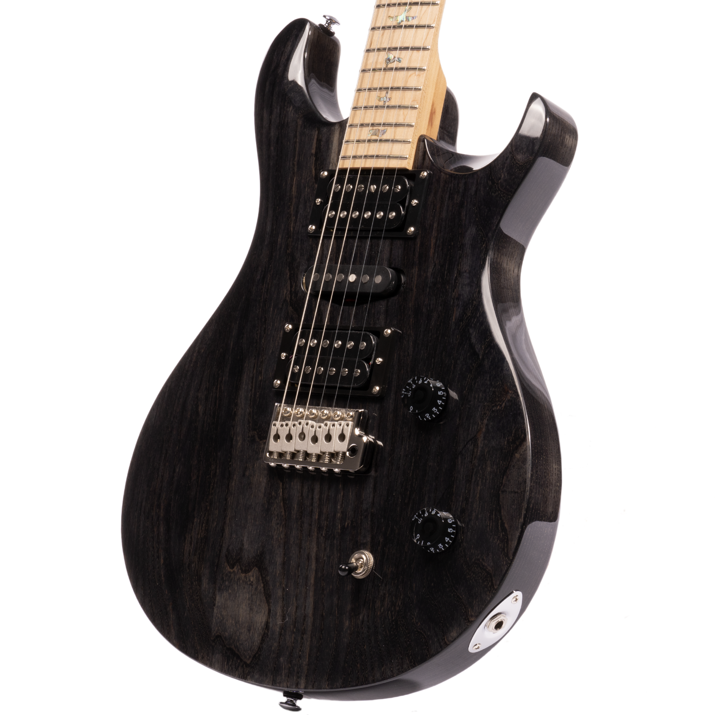 PRS SE Swamp Ash Special Electric Guitar, Maple Fingerboard, Charcoal