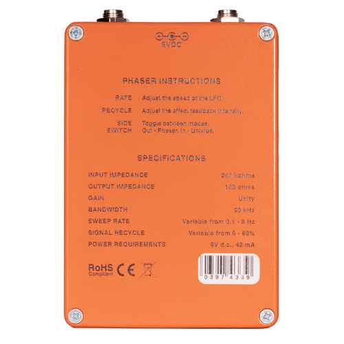 Ross Electronics Phaser Effect Pedal, OTA-Based Circuit