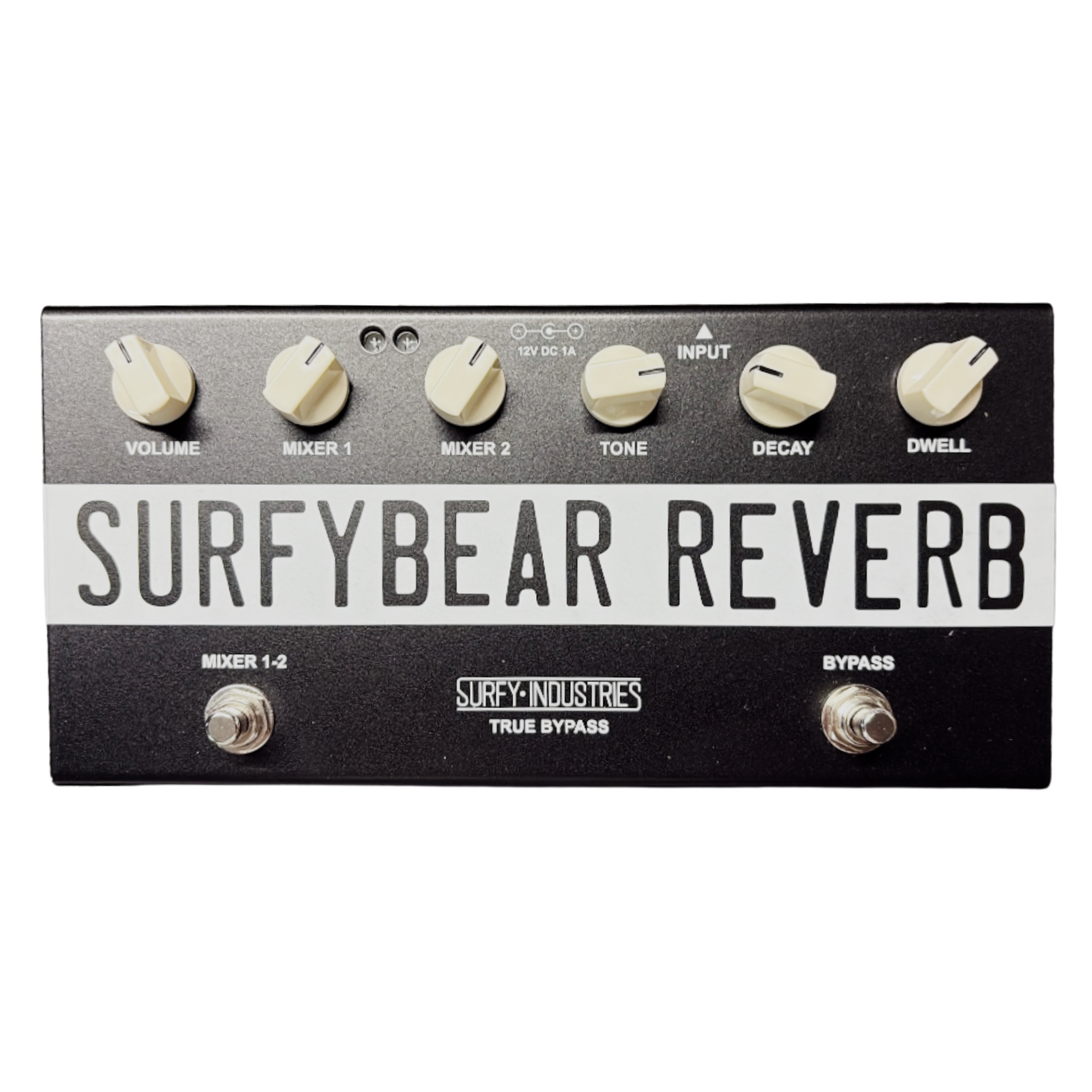 Surfy Industries SurfyBear Compact Spring Reverb Effect Pedal