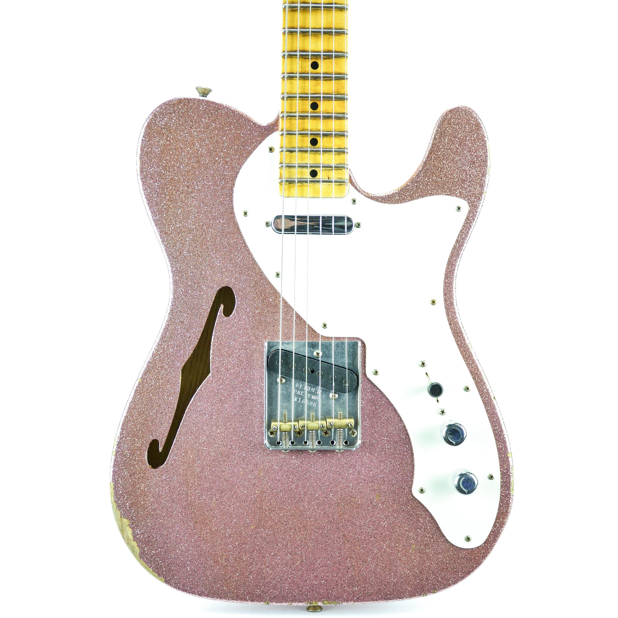 Fender Custom Shop 50s Thinline Relic 2017 NAMM Limited - Champagne Sp