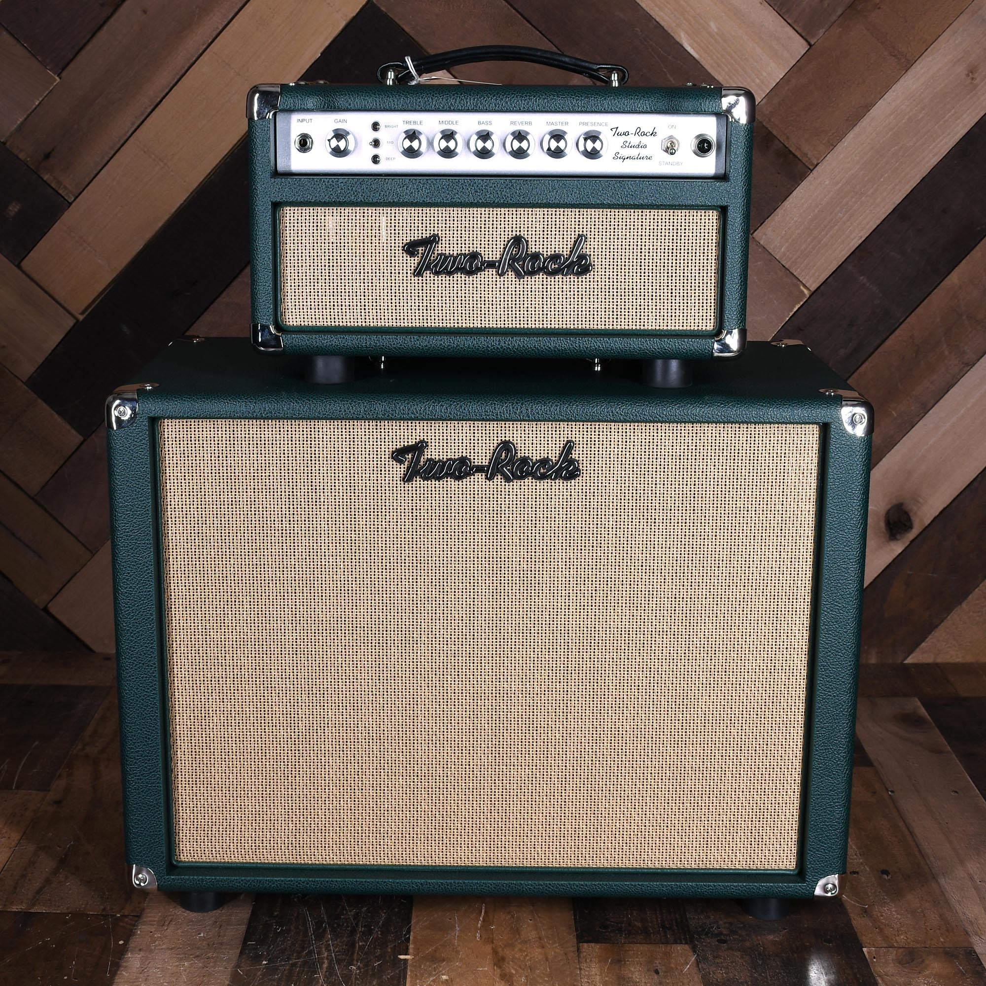 Two Rock Studio Signature Head With 1x12 Cab Green - Used