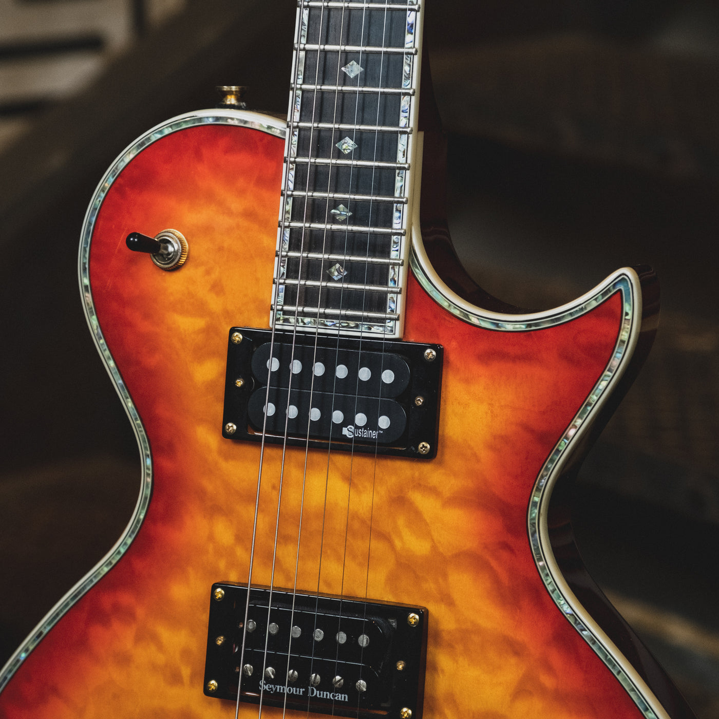 Fernandes 2000s Monterey Elite Cherry Sunburst With Sustainer - Used