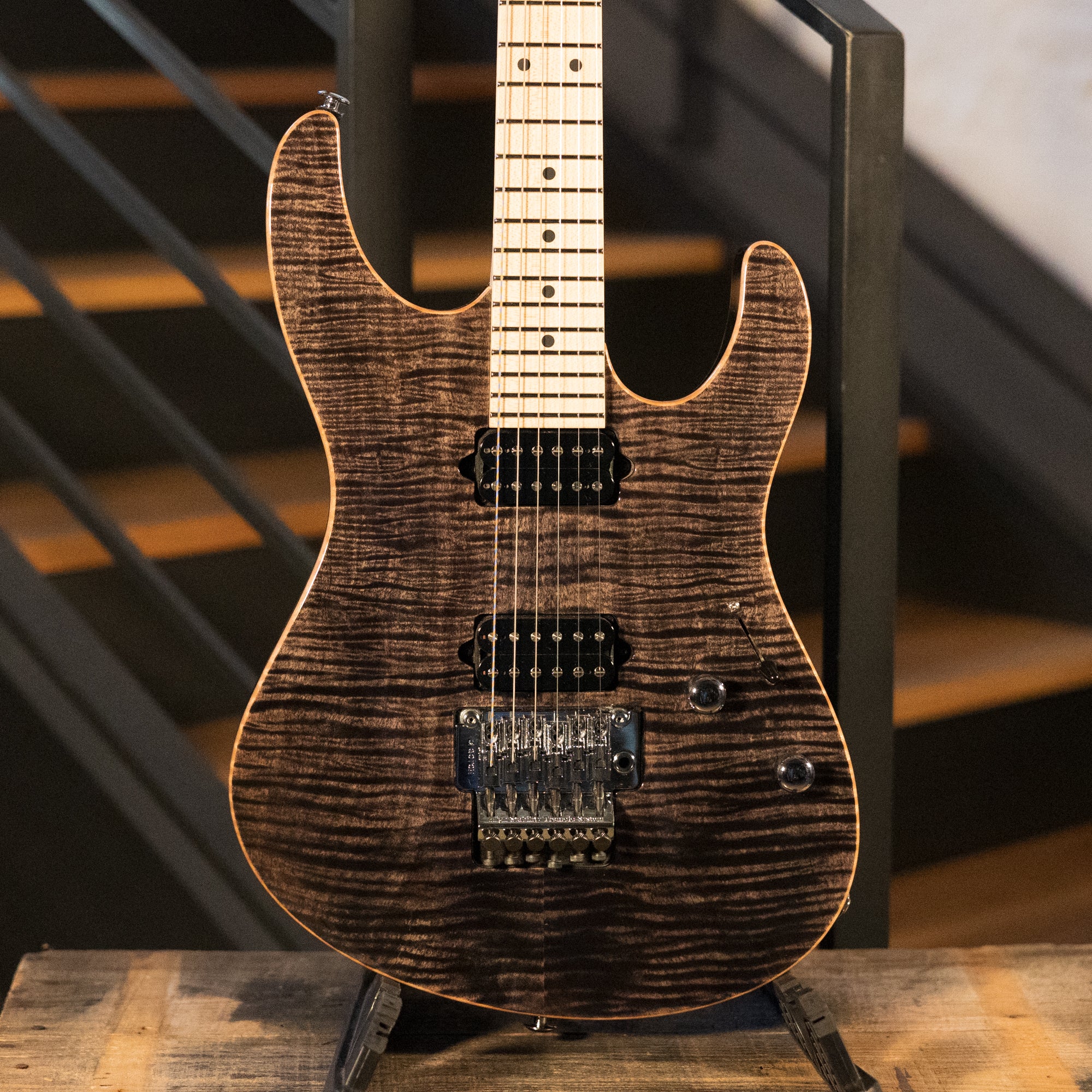 Suhr 2012 Modern Pro M6 Electric Guitar, Charcoal With OHSC - Used