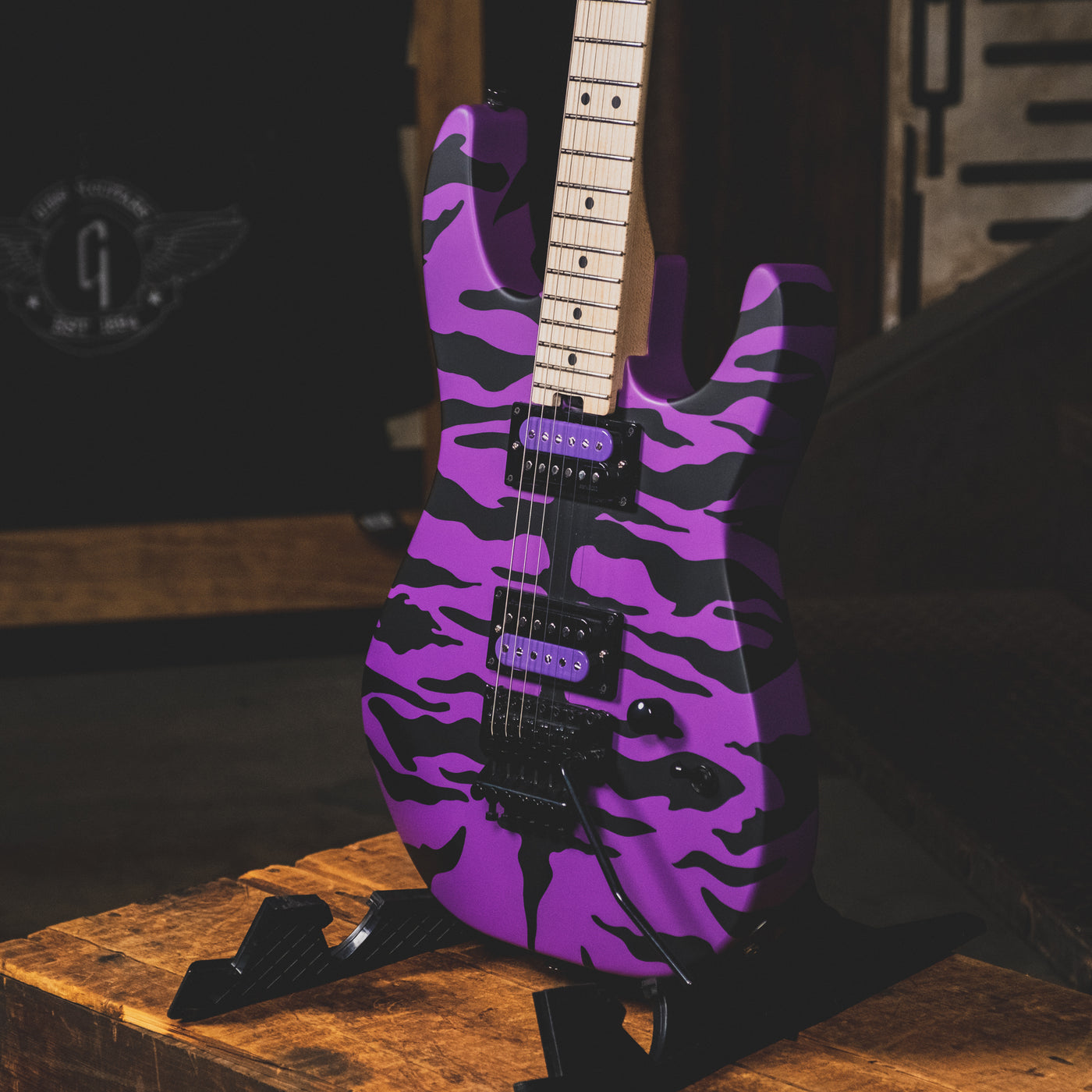 Charvel 2021 Satchel Signature Pro Mod DK Satin Electric Guitar, Purpl