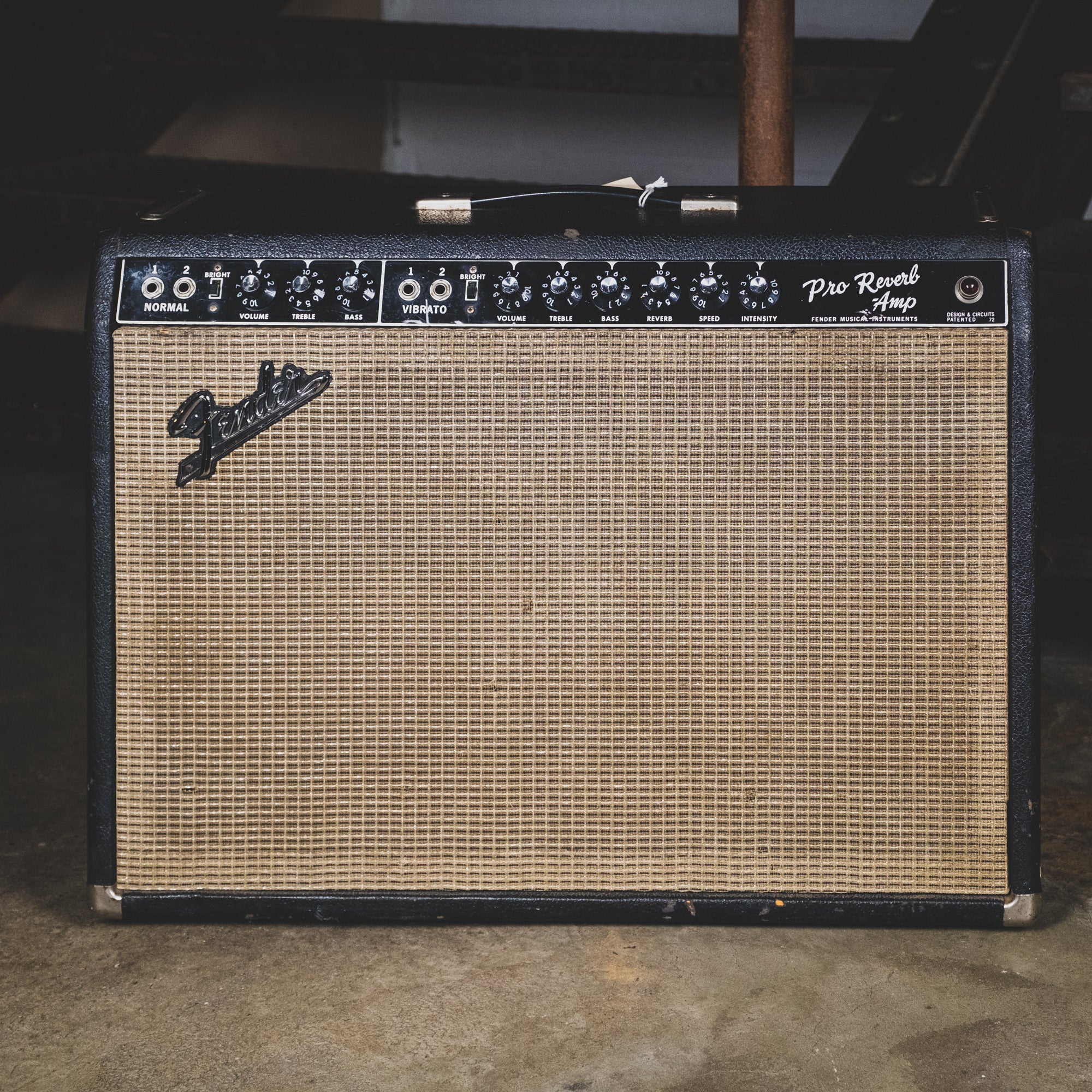 Fender 1966 Pro Reverb Black Panel 2x12" Combo Amplifier - Used