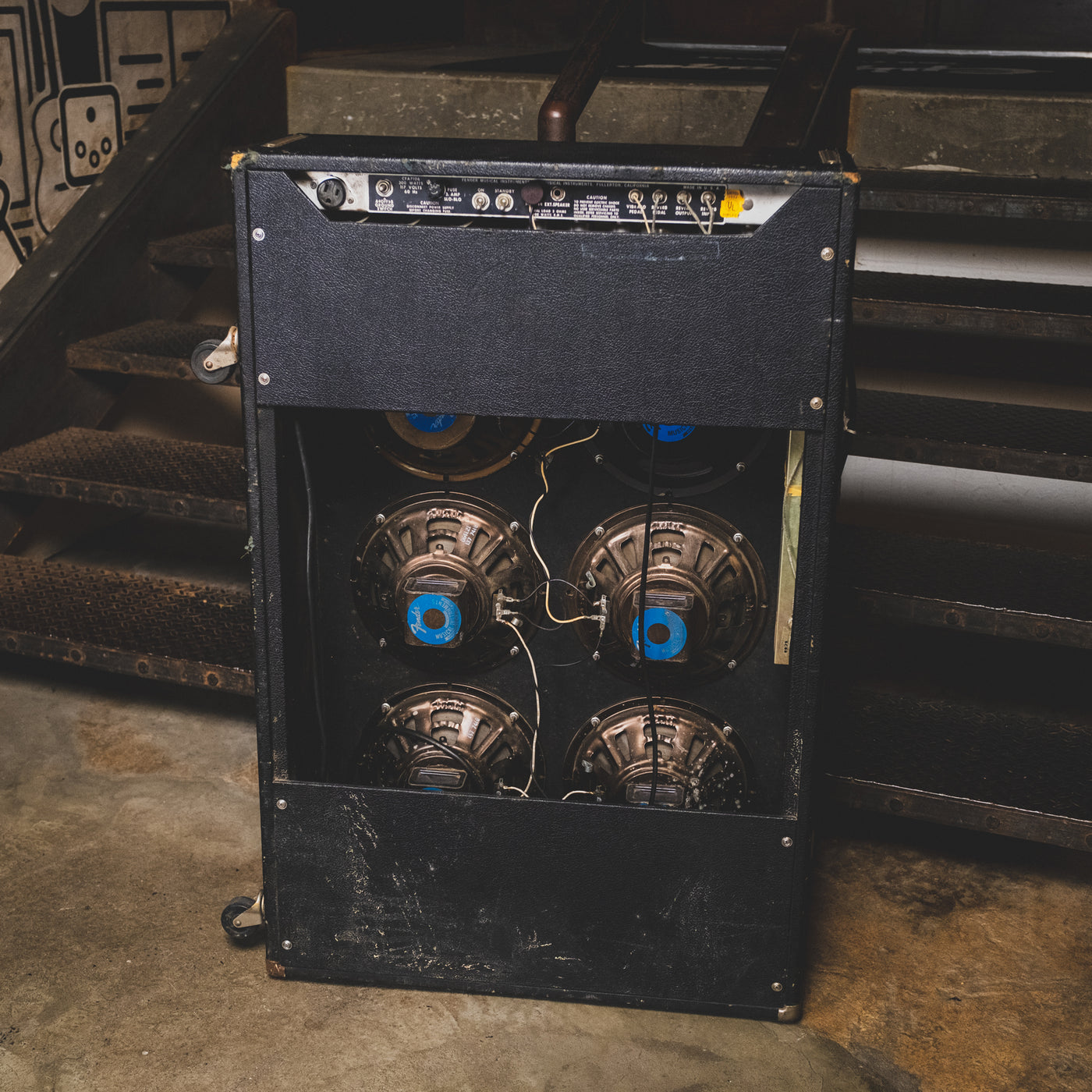 1974 Fender Super Six Reverb 6x10 100-Watt Combo Amplifier - Vintage