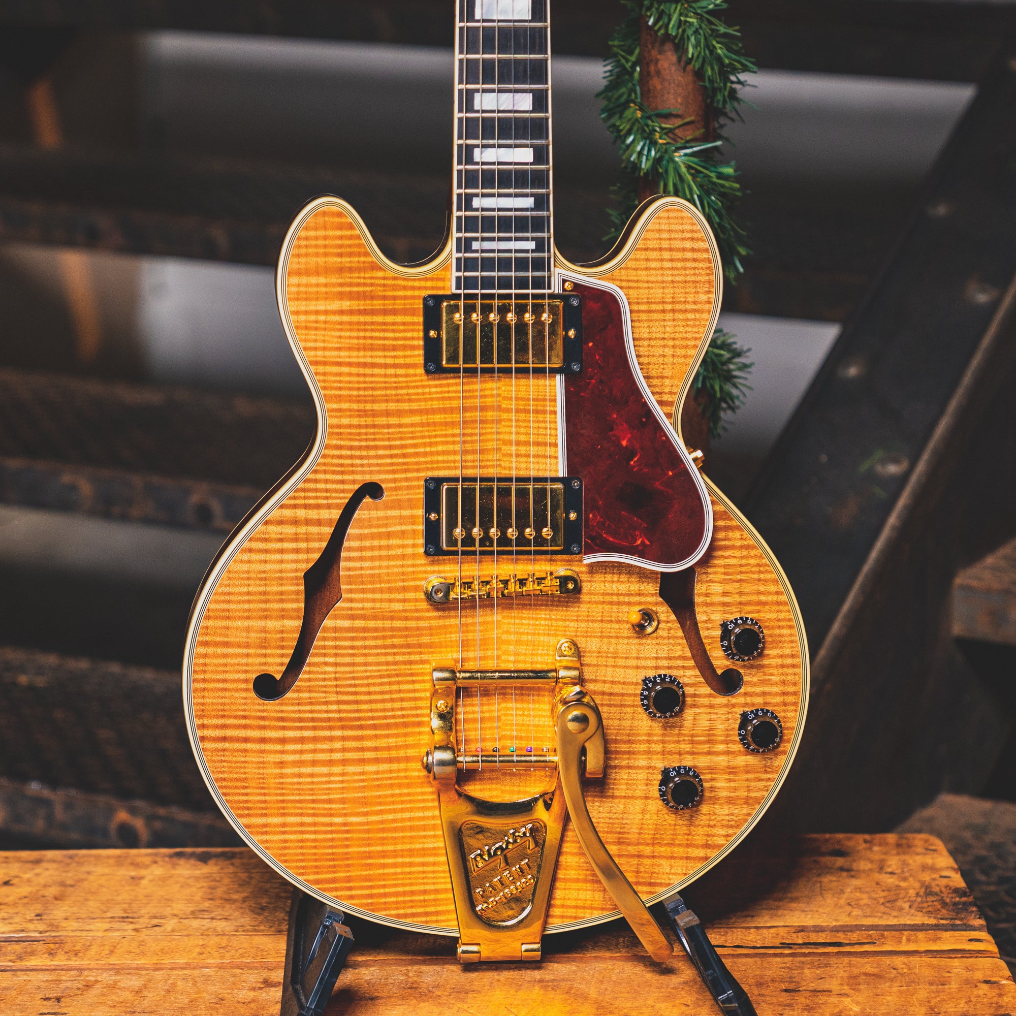 2013 Gibson Custom CS-356 Flame Maple and Mahogany, Natural, w/OHSC