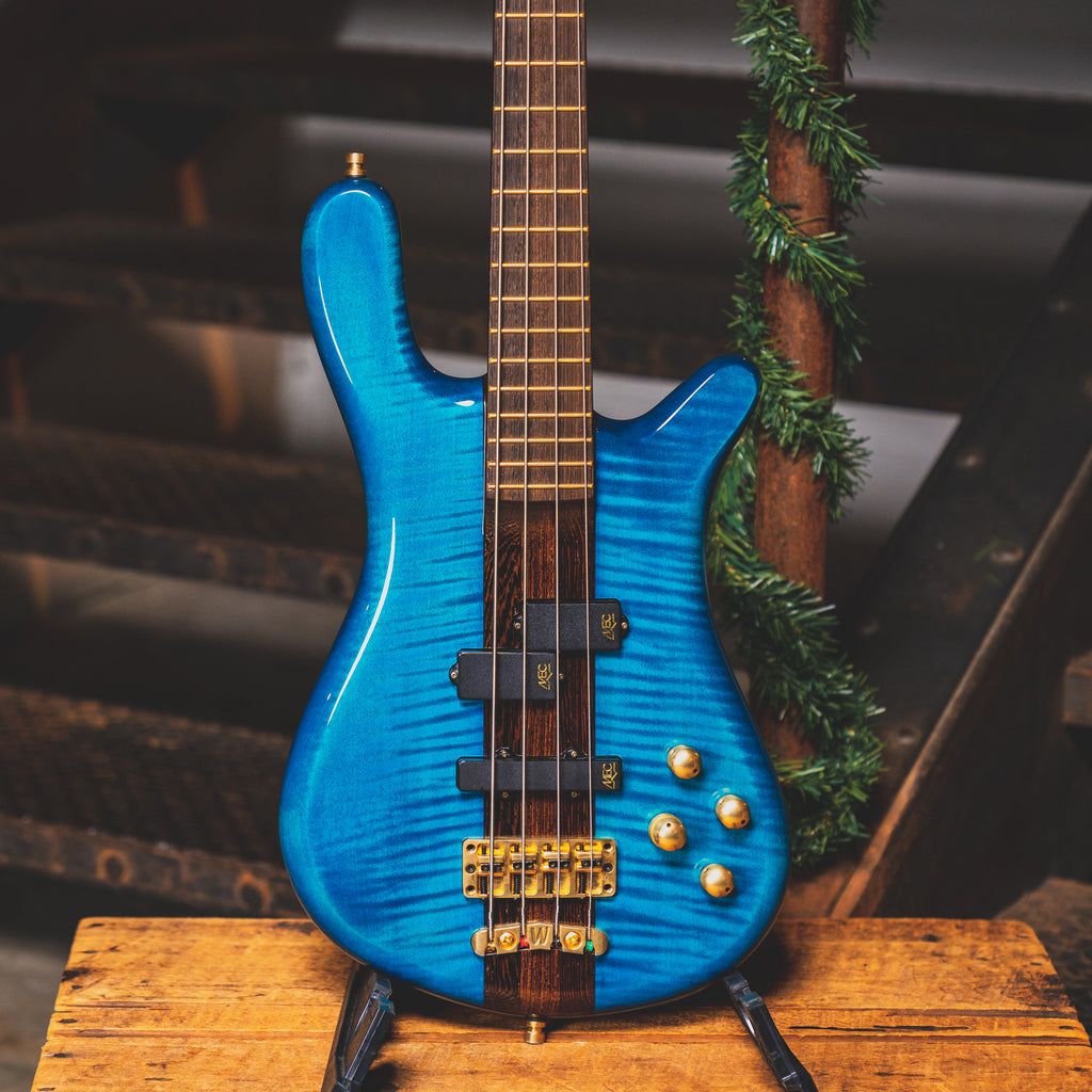 Warwick 2014 Streamer Stage 1 Bass Guitar, Turquoise Stain w/OHSC - Us