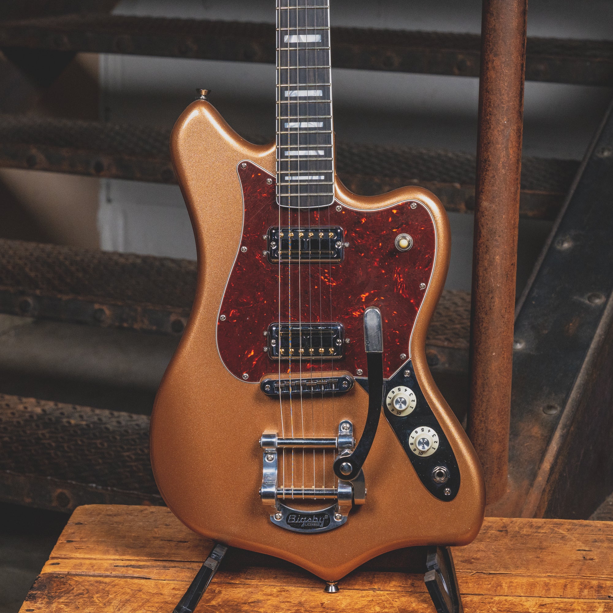 2020 Fender Parallel Universe II Maverick Dorado Firemist Gold w/OHSC