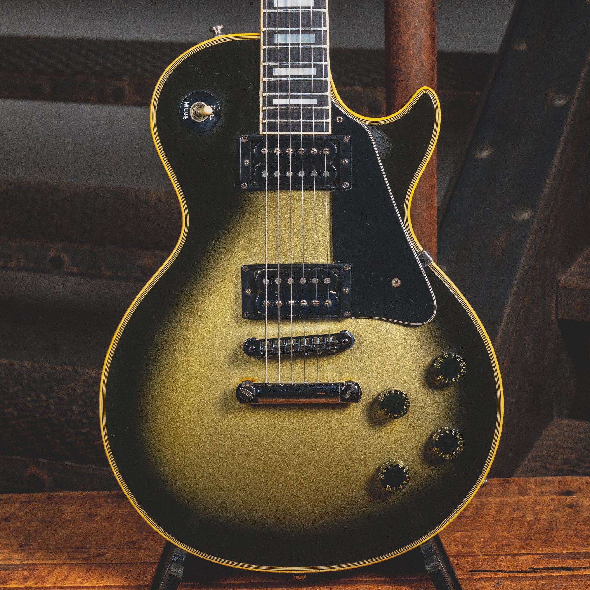 1981 Gibson Les Paul Custom Silverburst Electric Guitar w/ HSC - Vinta
