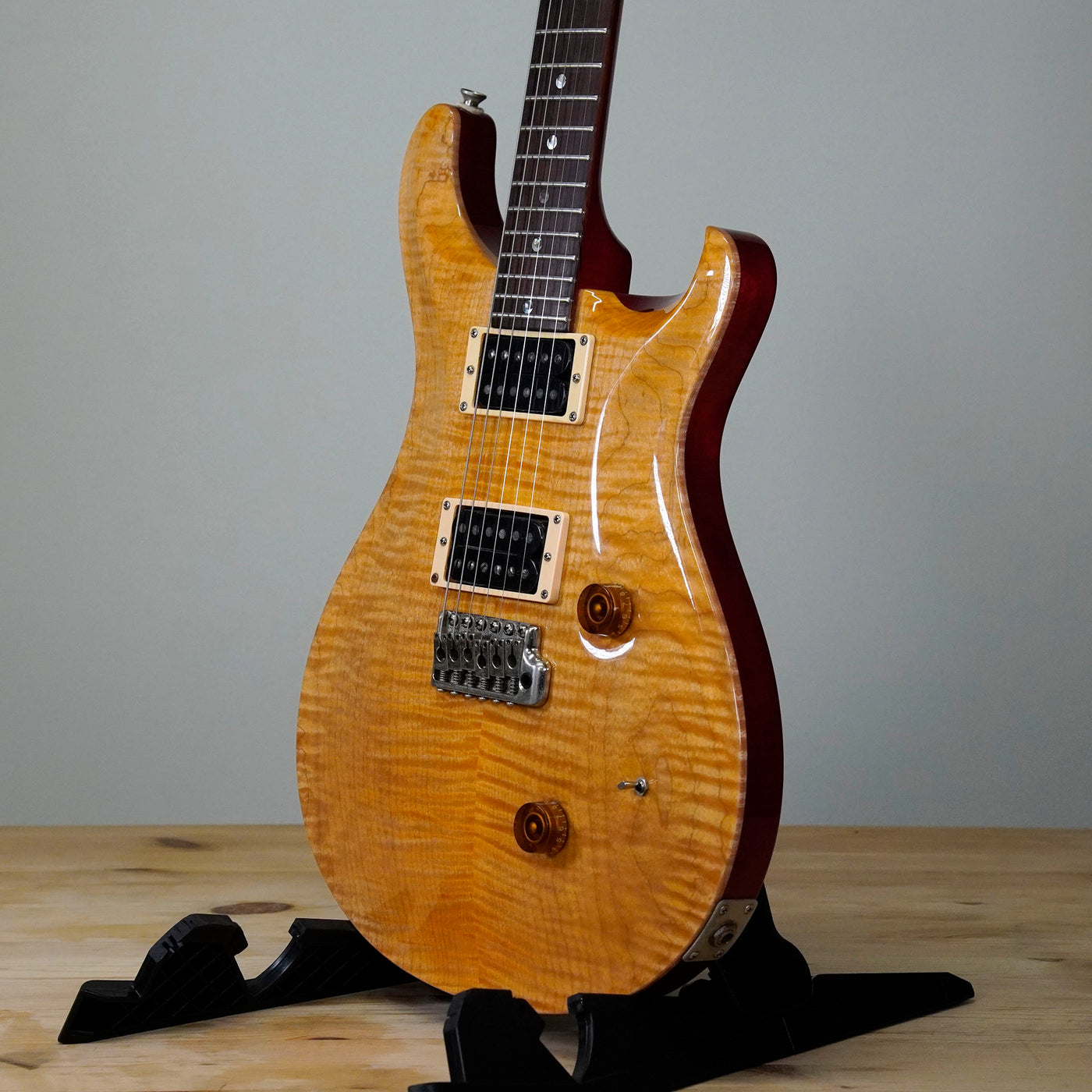 1987 PRS Custom 24 Electric Guitar, Vintage Yellow With OHSC - Used