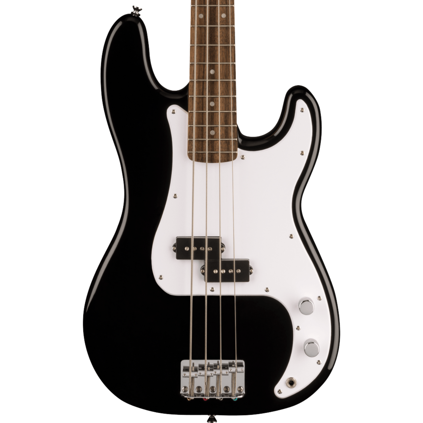 Squier Sonic Precision Bass, Laurel Fingerboard, White Pickguard, Blac