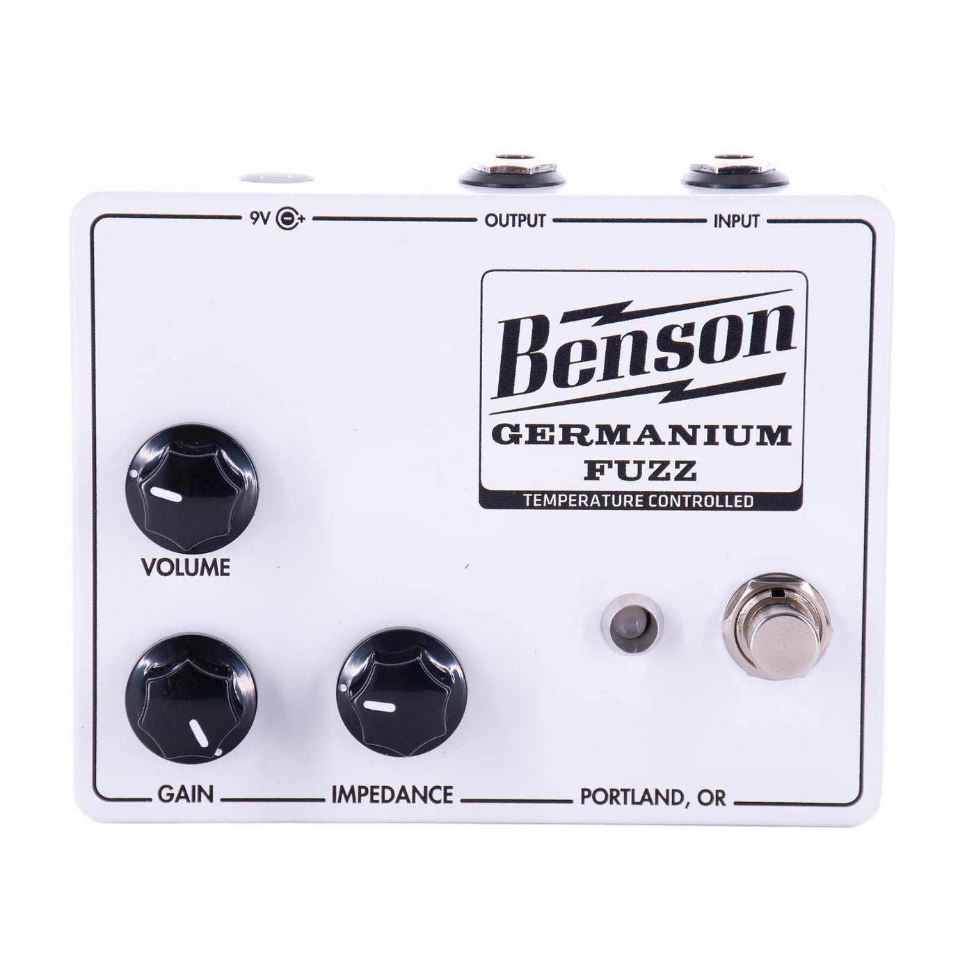 Benson Germanium Fuzz Effect Pedal, Solar White