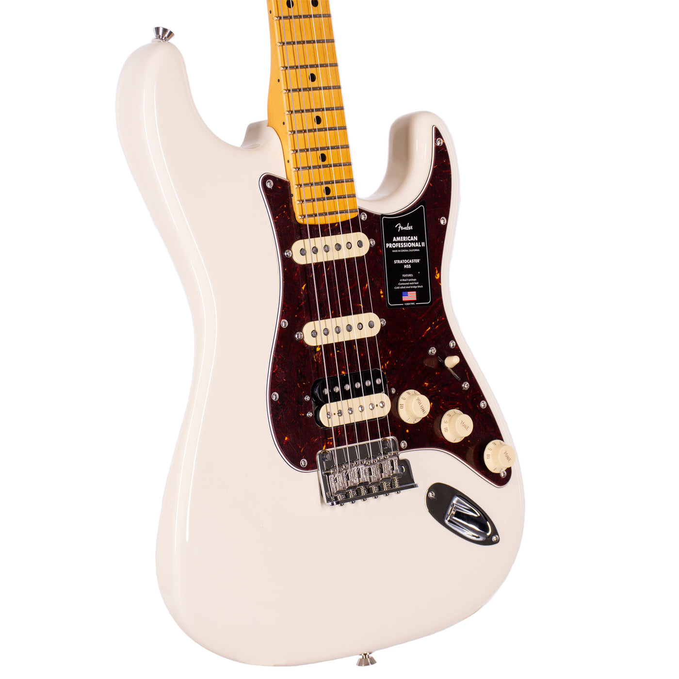 Fender American Professional II Stratocaster Electric Guitar, HSS Mapl