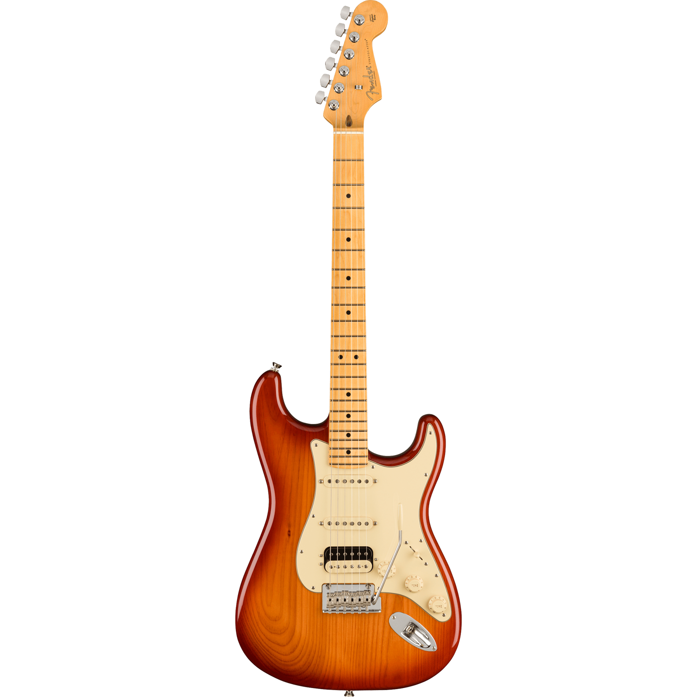 Fender American Professional II Stratocaster HSS Maple, Sienna Sunburs
