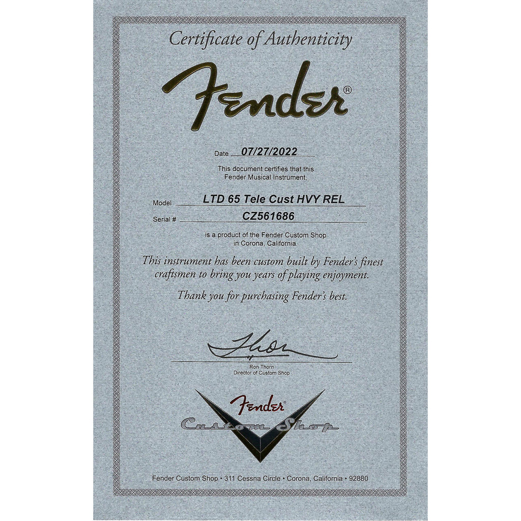 Fender Custom Shop Limited Edition '65 Telecaster Custom Electric Guit