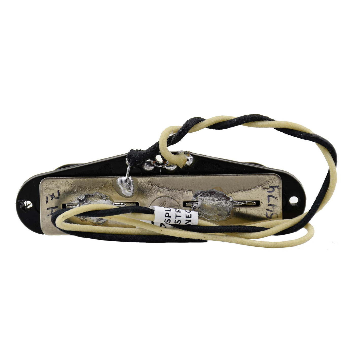 Fralin Split Blade Hum Cancelling Strat Set, Black, Blues Output, Roun