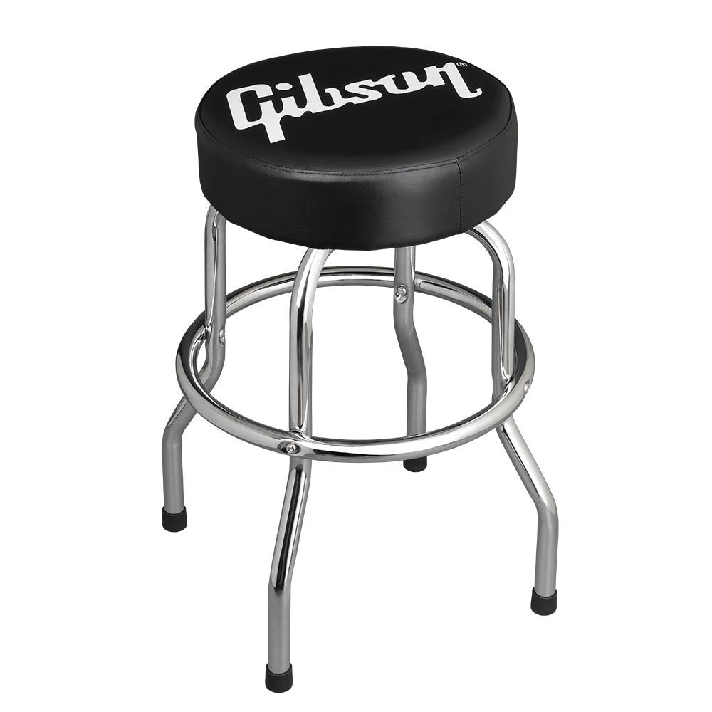 Gibson Premium Playing Stool Standard Logo, Short, Chrome