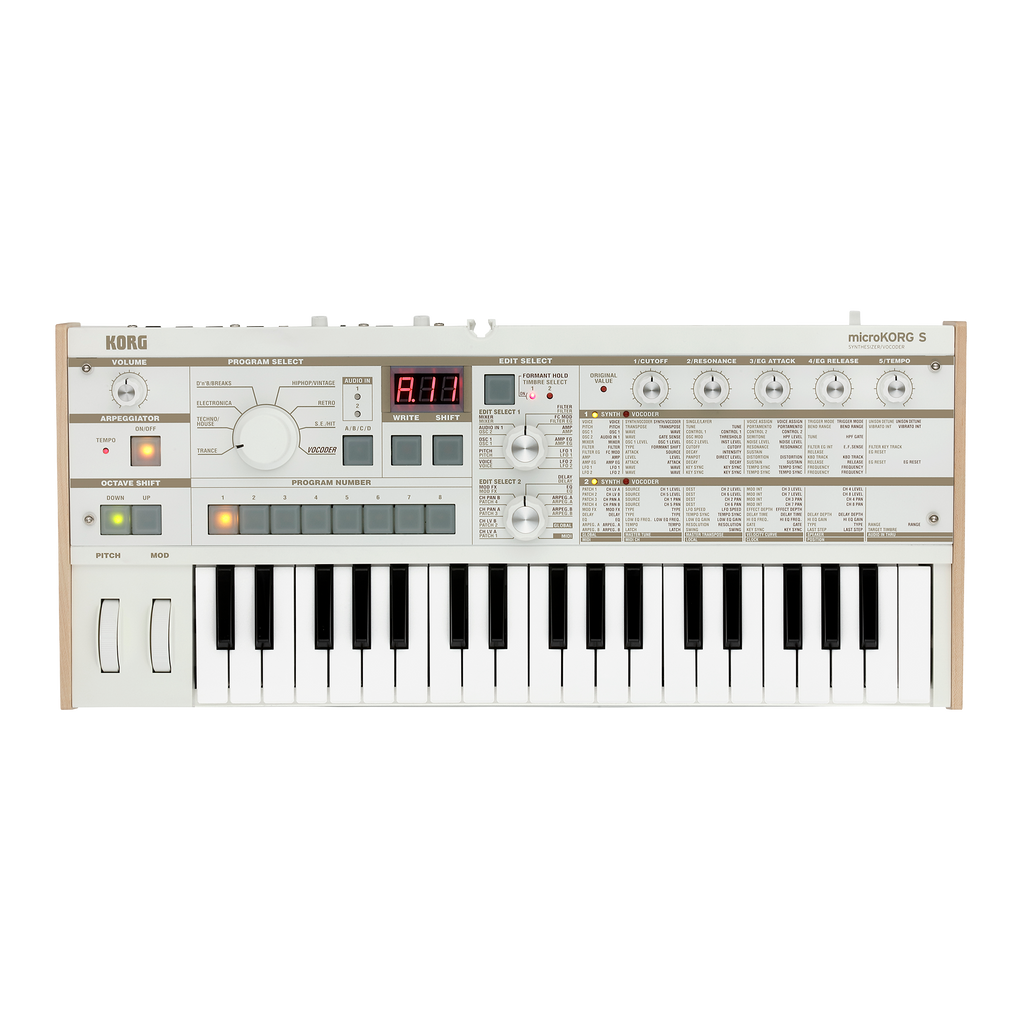 Korg microKORG S 37 Key Synthesizer/Vocoder With Mic
