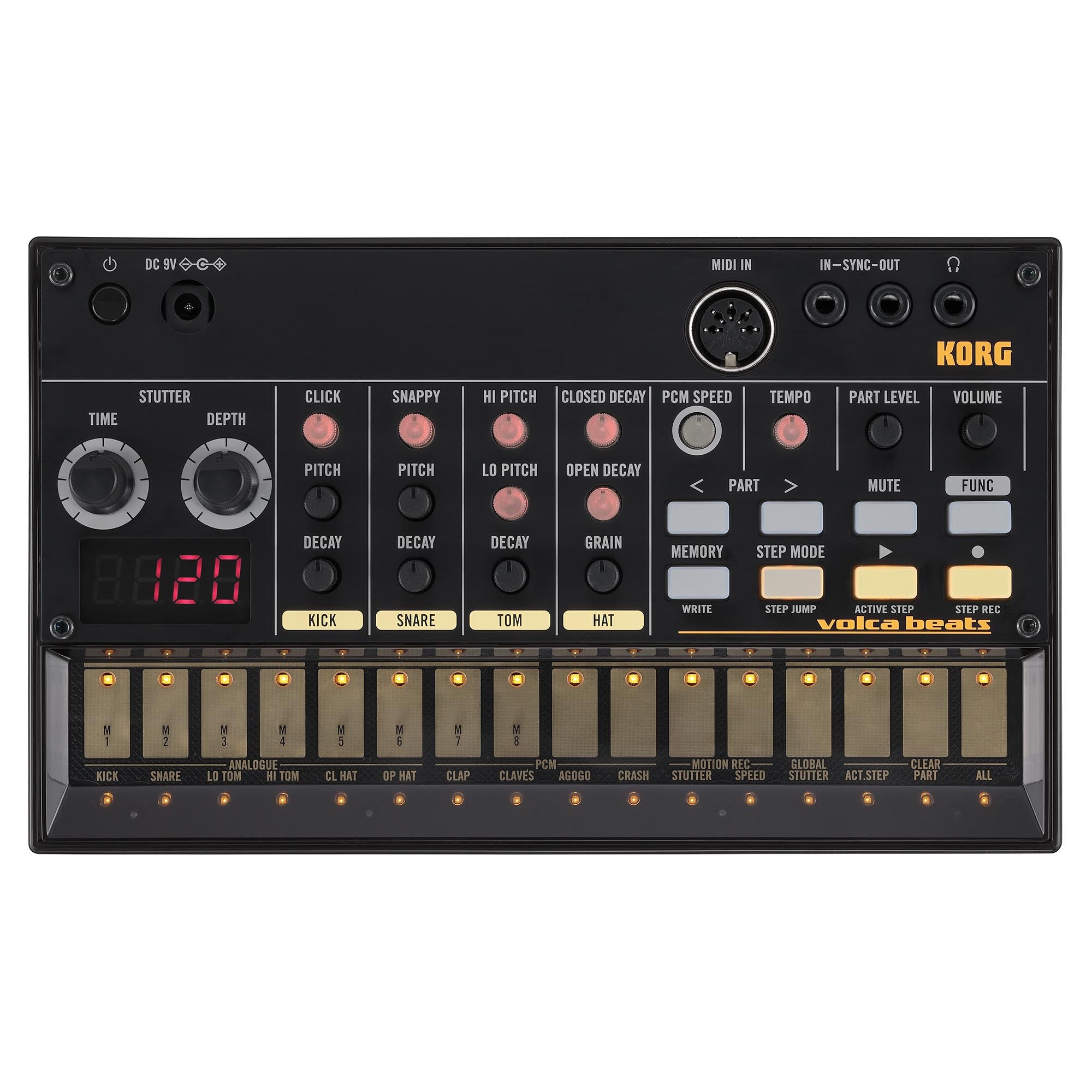 Korg Volcabeats Analog Rhythm Machine