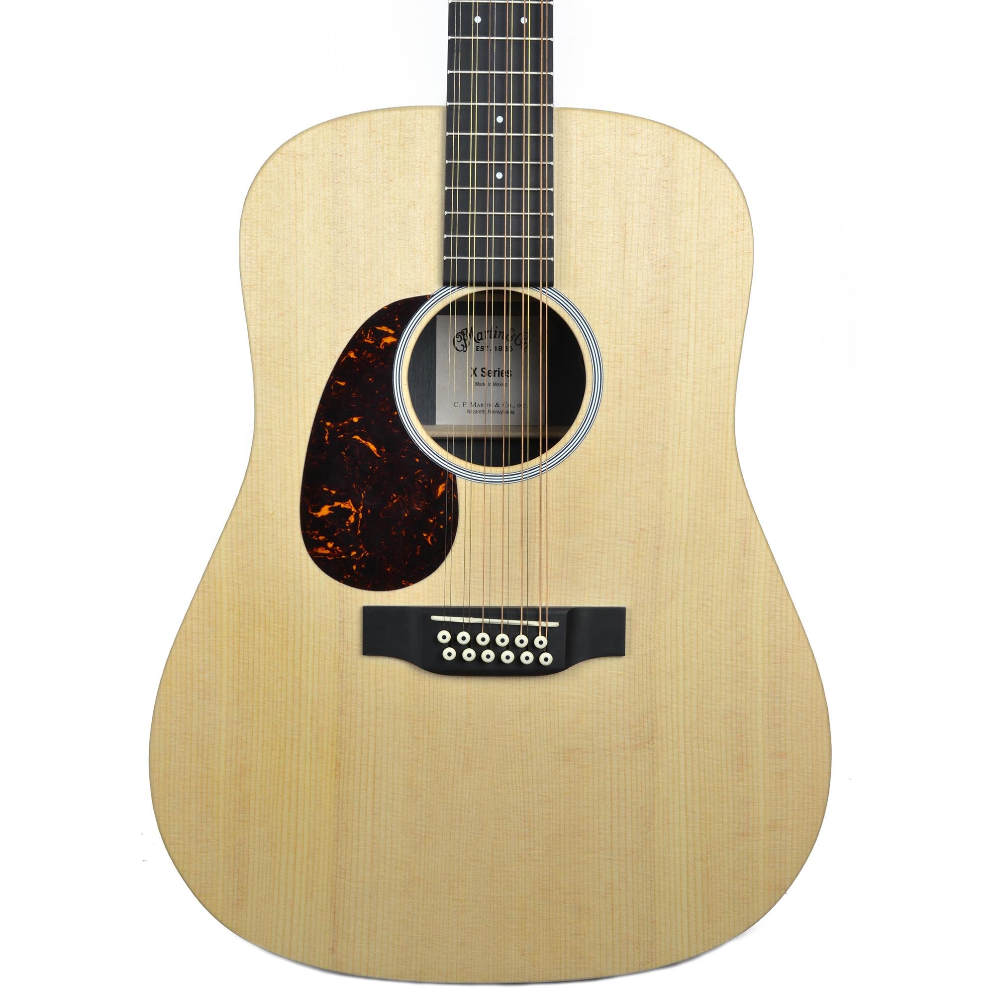 Martin D12X1AE Left Handed 12-String Dreadnought Acoustic Guitar