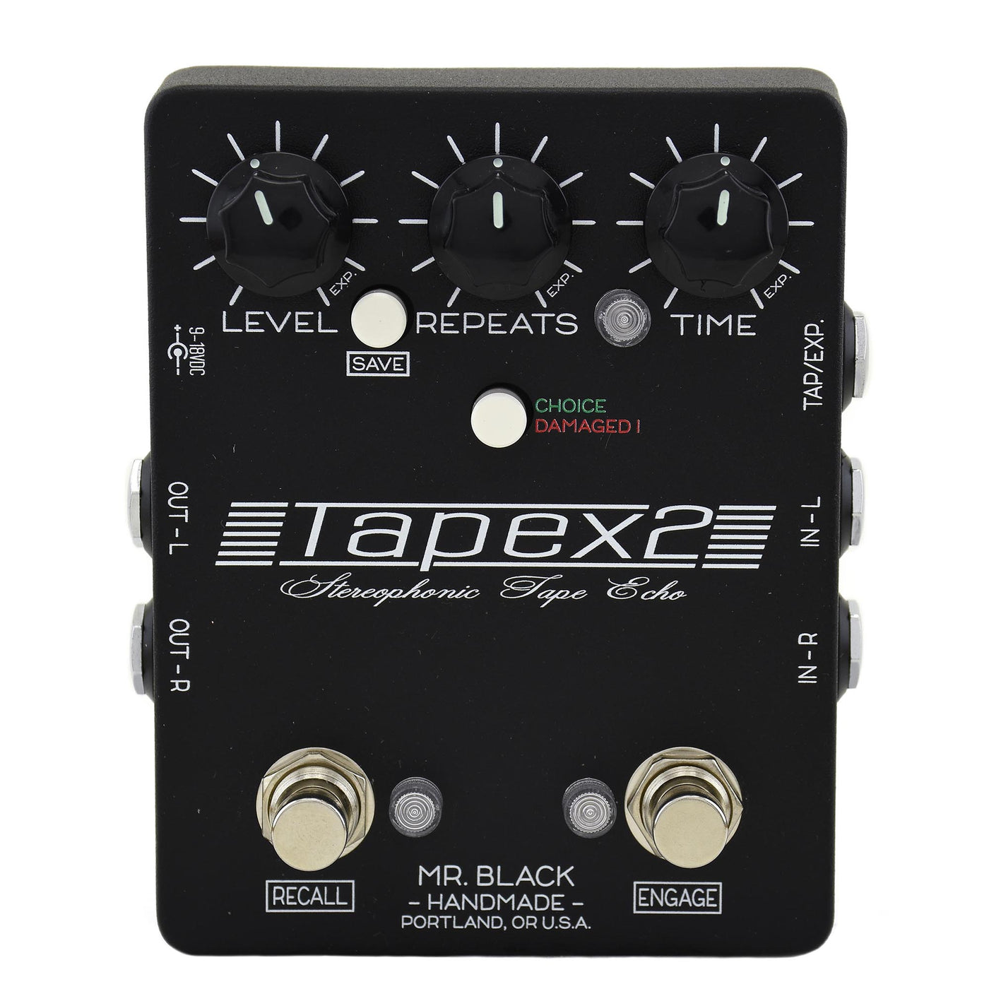 Mr. Black Tapex 2 Effect Pedal