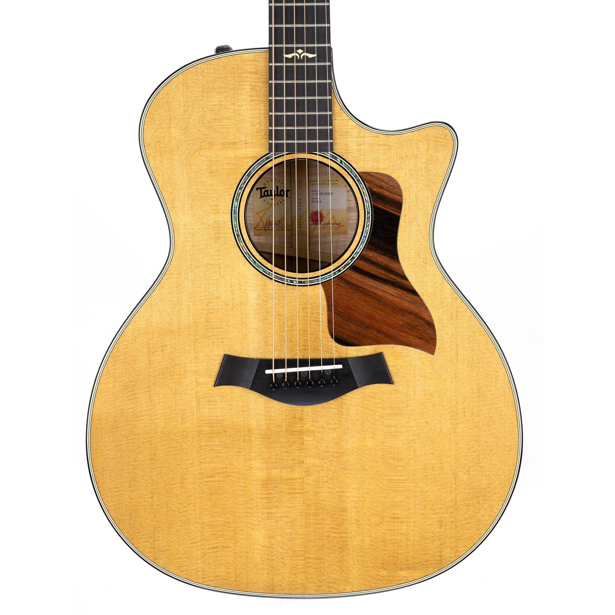 2021 Taylor 614ce with Torrefied Sitka Spruce Top, V-Class Bracing and